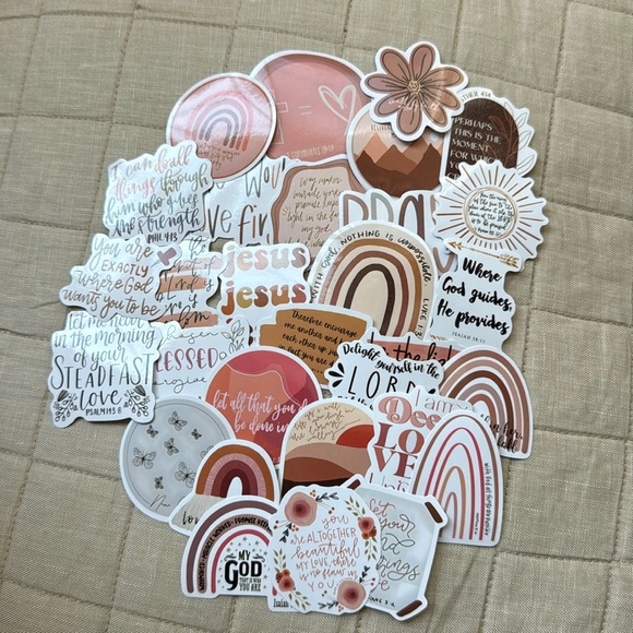 Stickers | Design | New 3 Piece Spiritual Aesthetic Verse Beautiful ...